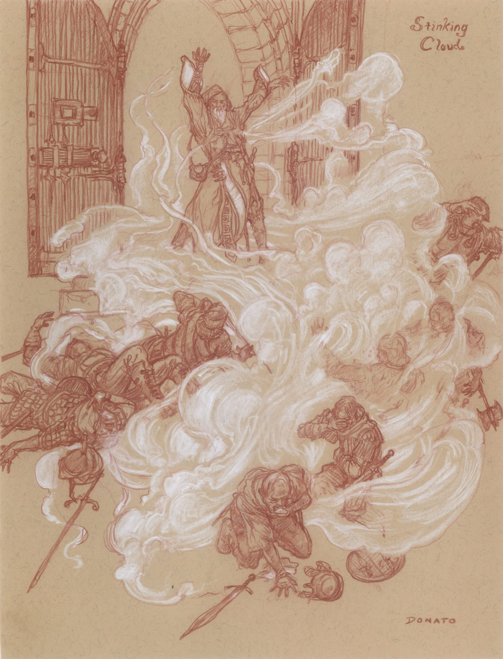 Artwork - Dungeons & Dragons - Stinking Cloud - Donato Giancola - IX ...