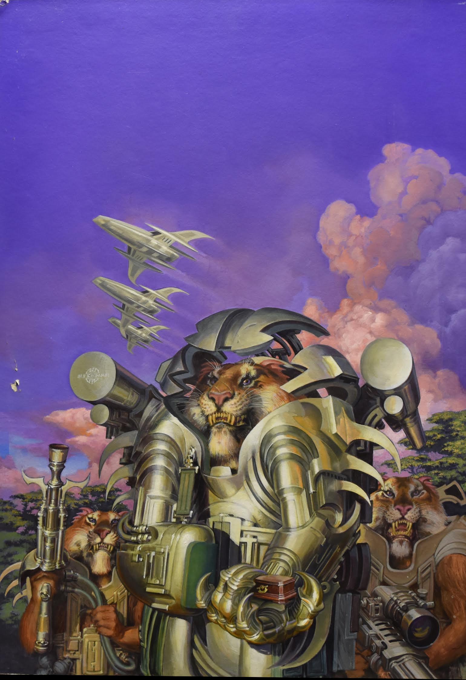 Artwork - Man-Kzin Wars X - Stephen Hickman - IX Gallery