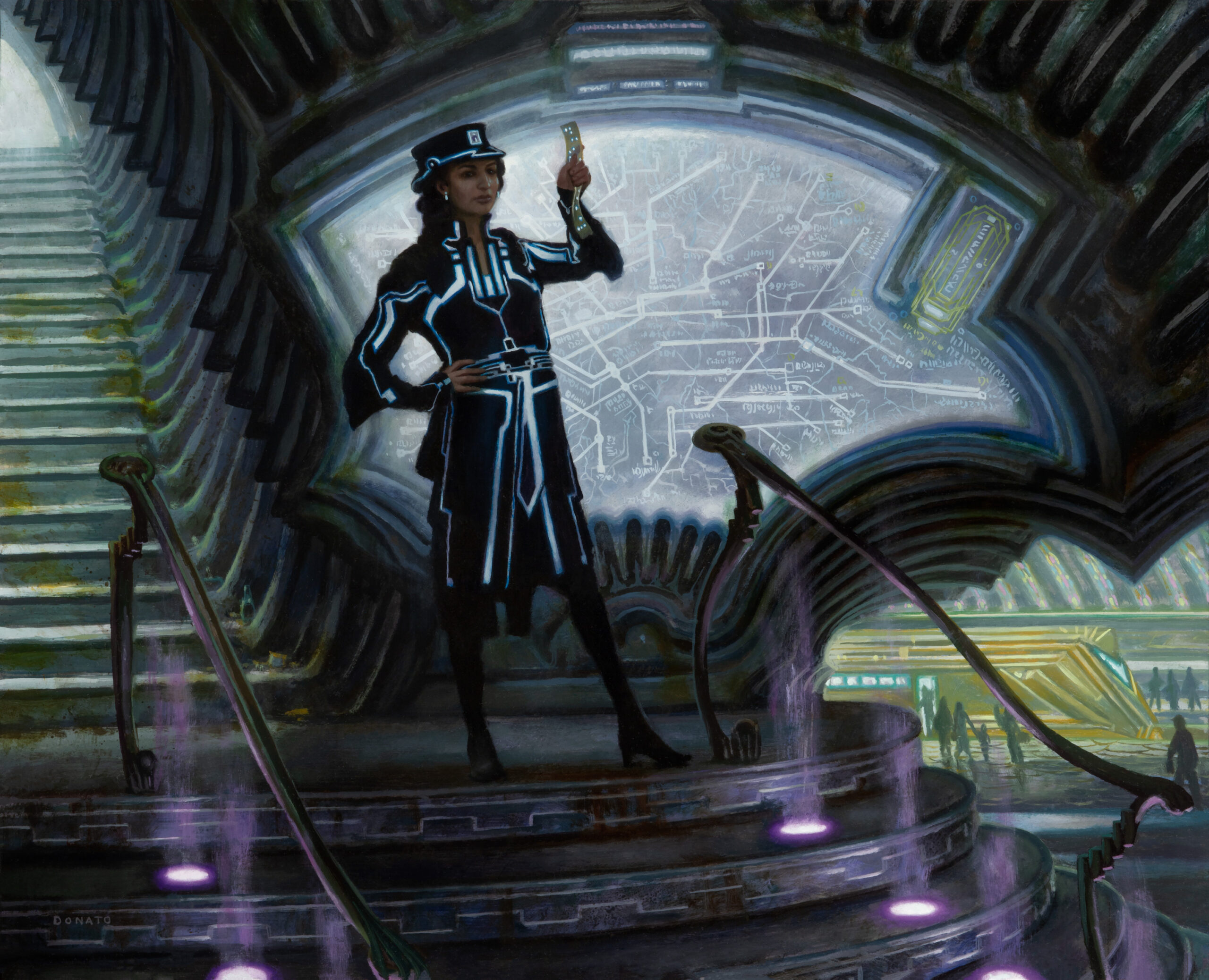 Artwork - Toluz, Clever Conductor - Donato Giancola - IX Gallery