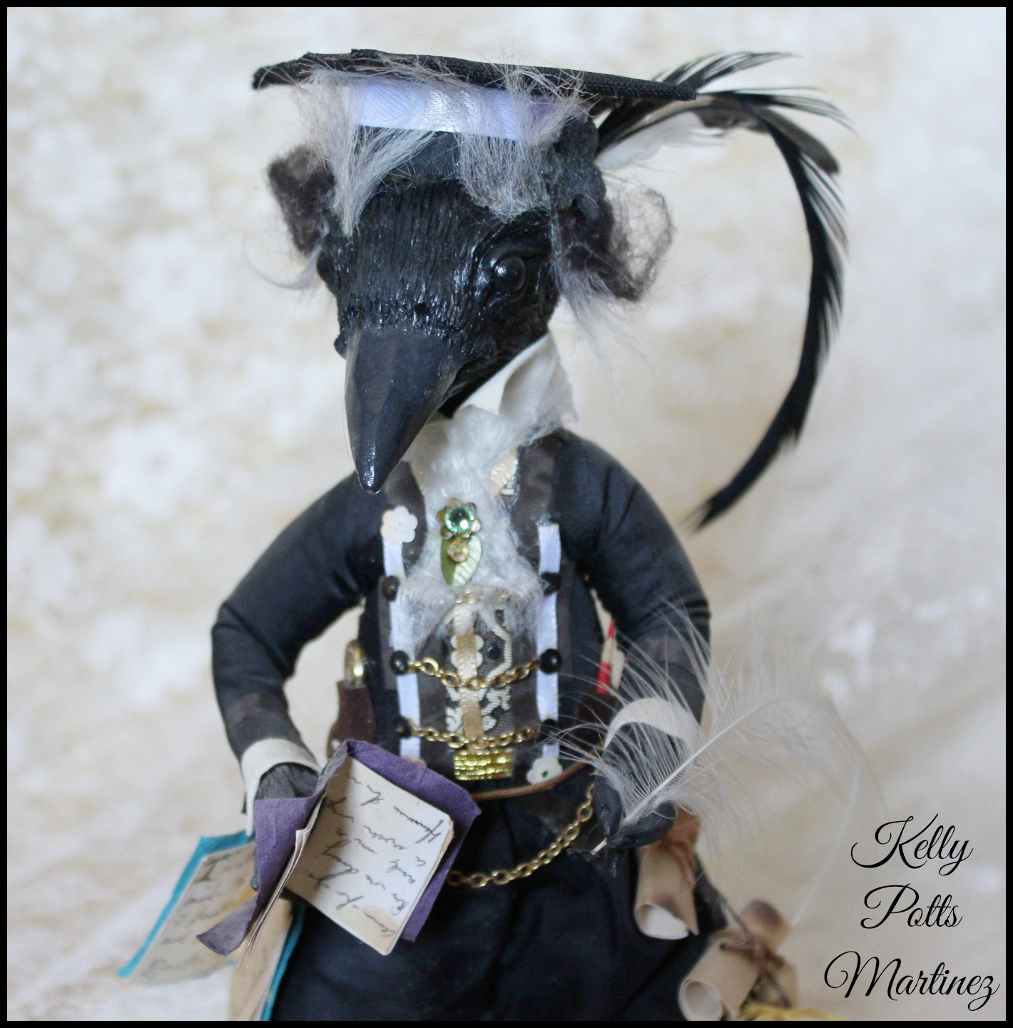 Artwork - Professor Corvus - Kelly Potts-Martinez - IX Gallery