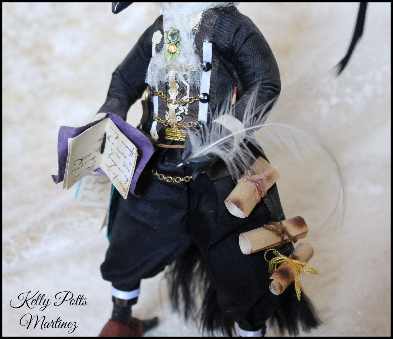 Artwork - Professor Corvus - Kelly Potts-Martinez - IX Gallery