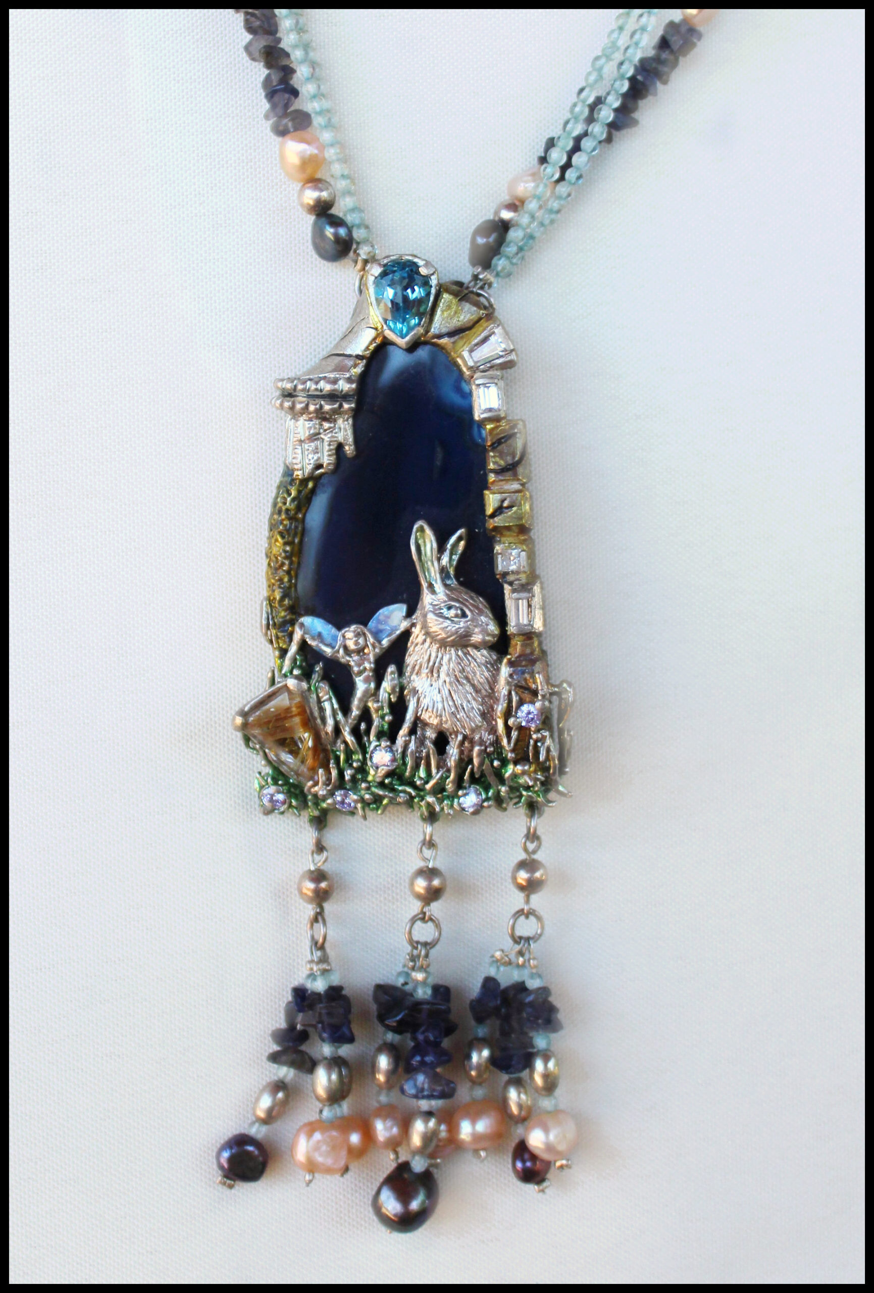 Artwork - The Hare and the Faerie - Kelly Potts-Martinez - IX Gallery