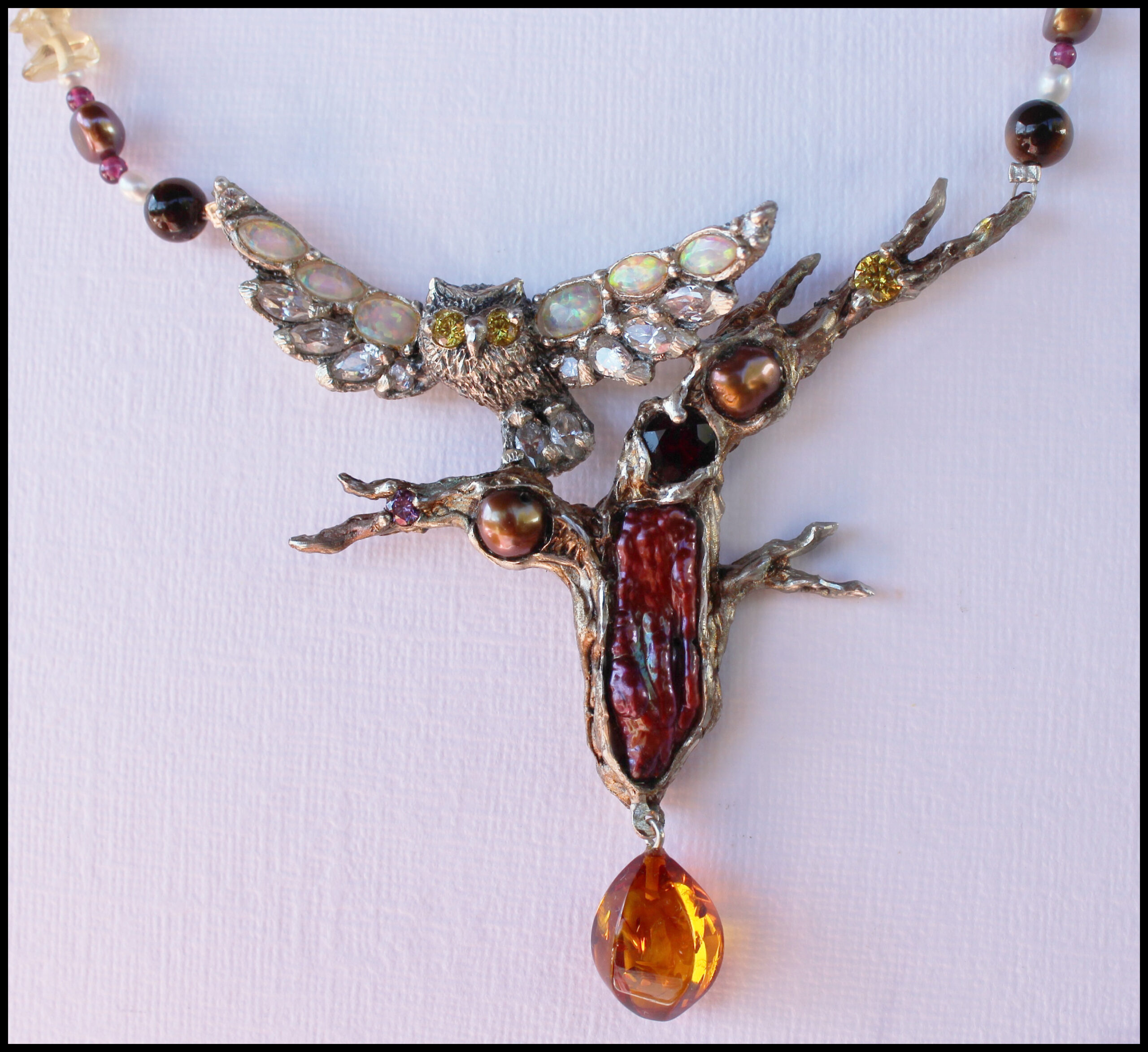 Artwork - The Watcher in the Woodlands - Kelly Potts-Martinez - IX Gallery