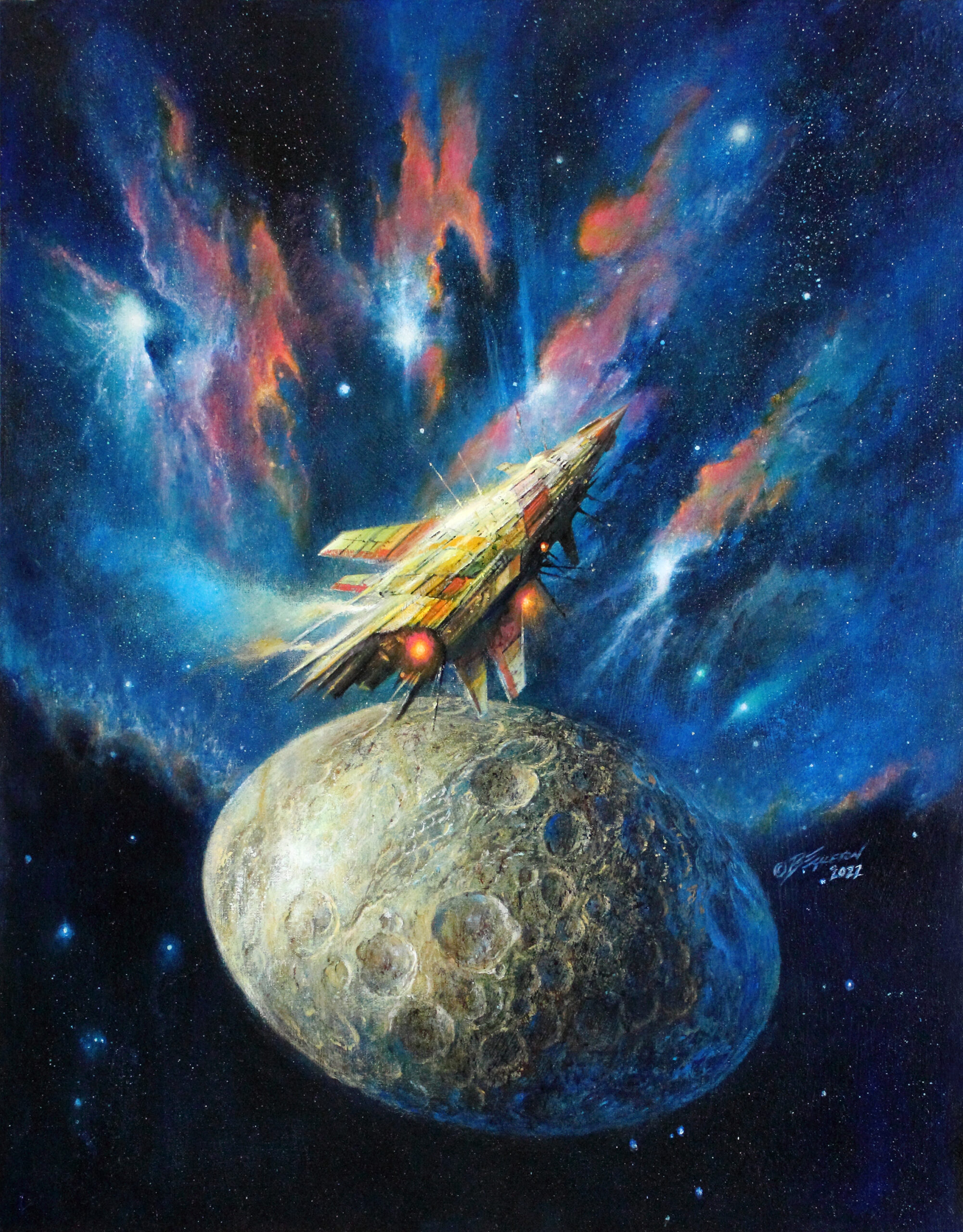 Artwork - THE ODD MOON - Bob Eggleton - IX Gallery