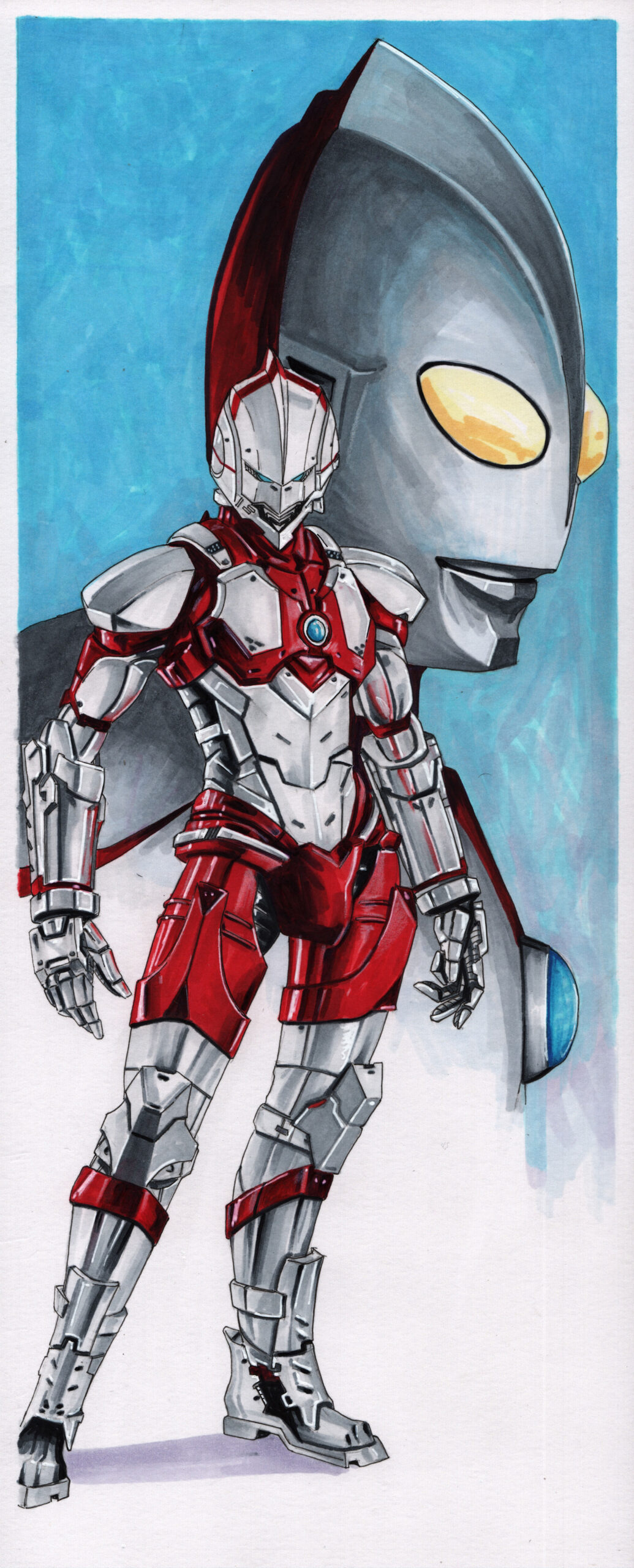 Artwork - Ultra-Man - DJ Jackson - IX Gallery