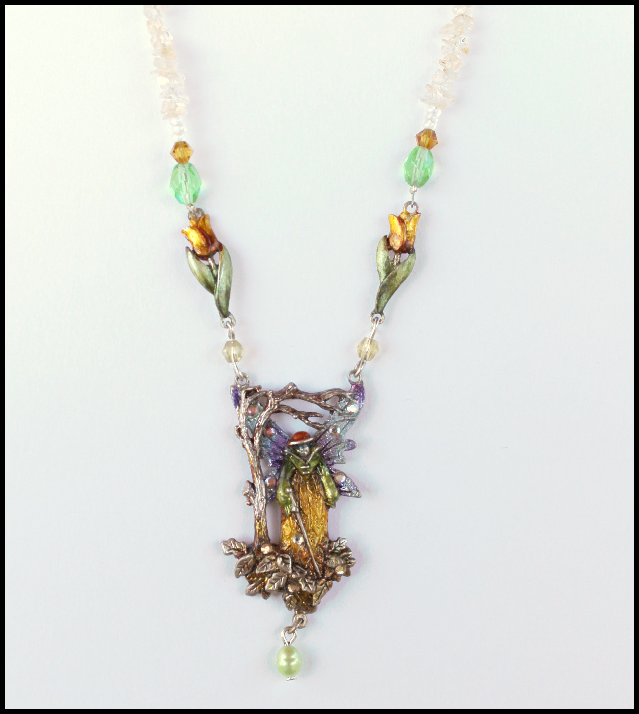 Artwork - THE AUTUMN FALL FAERIE - Kelly Potts-Martinez - IX Gallery