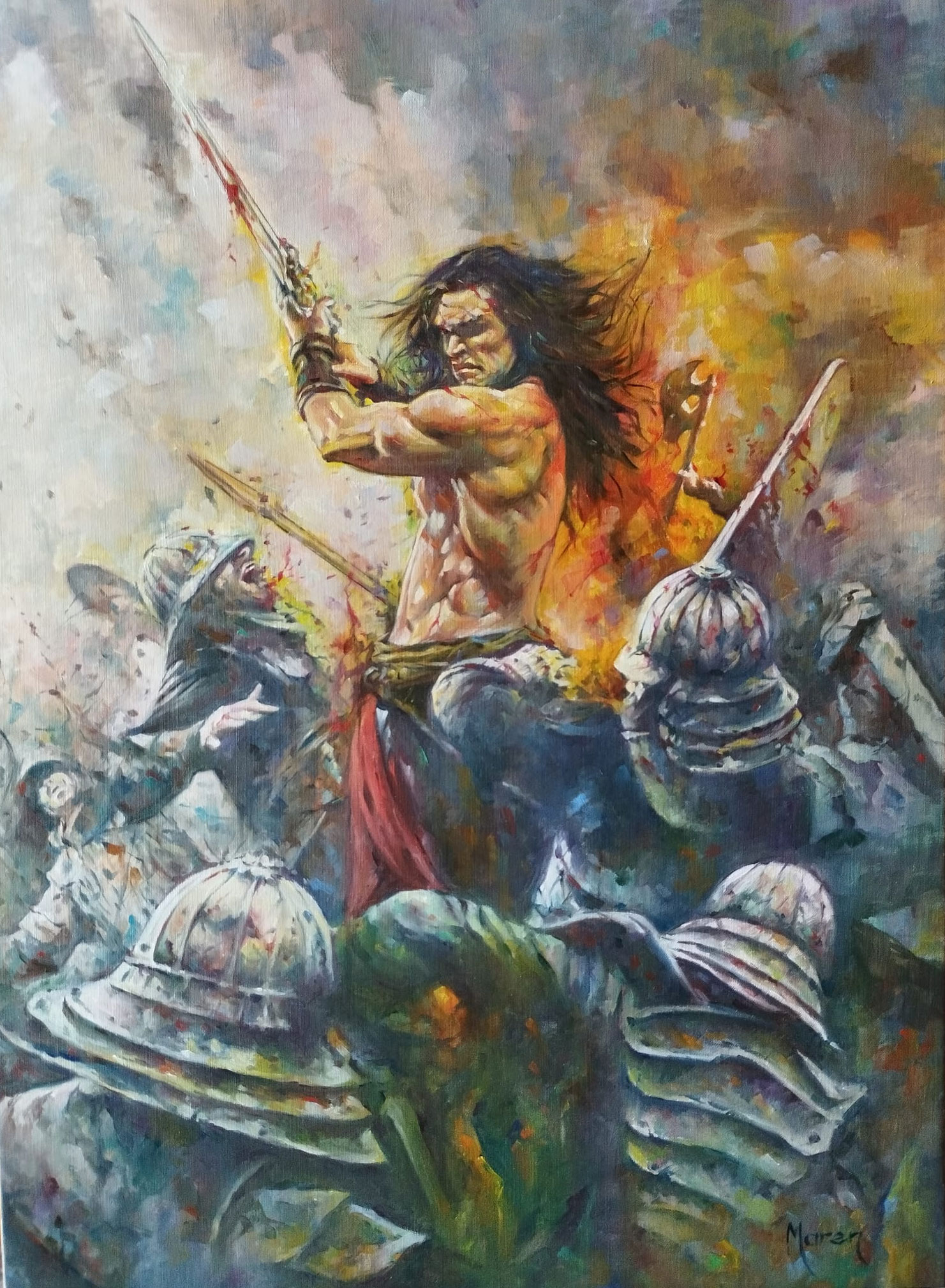 Conan Watercolor Art