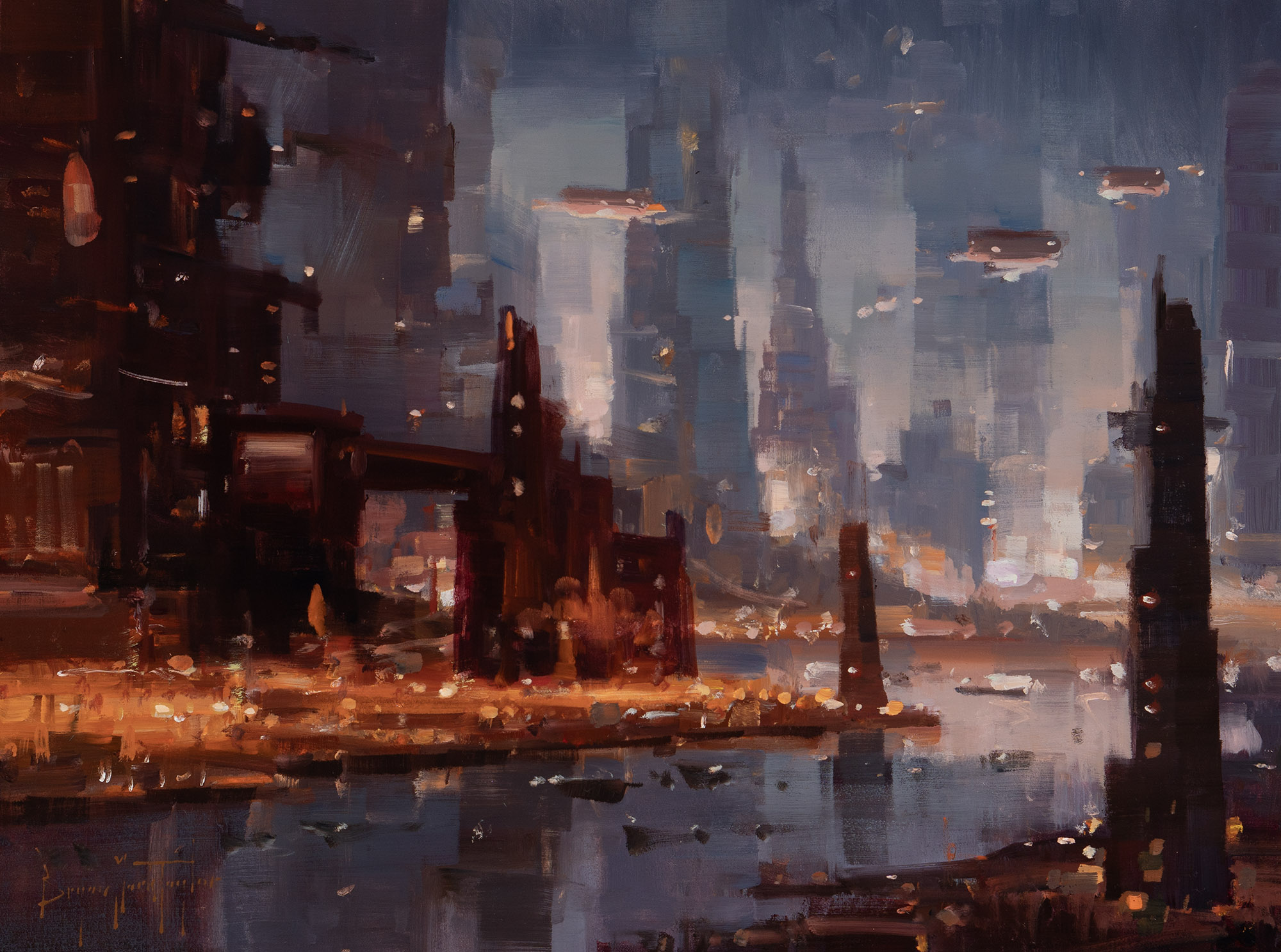 Artwork - Metropolis 2 - Bryan Mark Taylor - IX Gallery