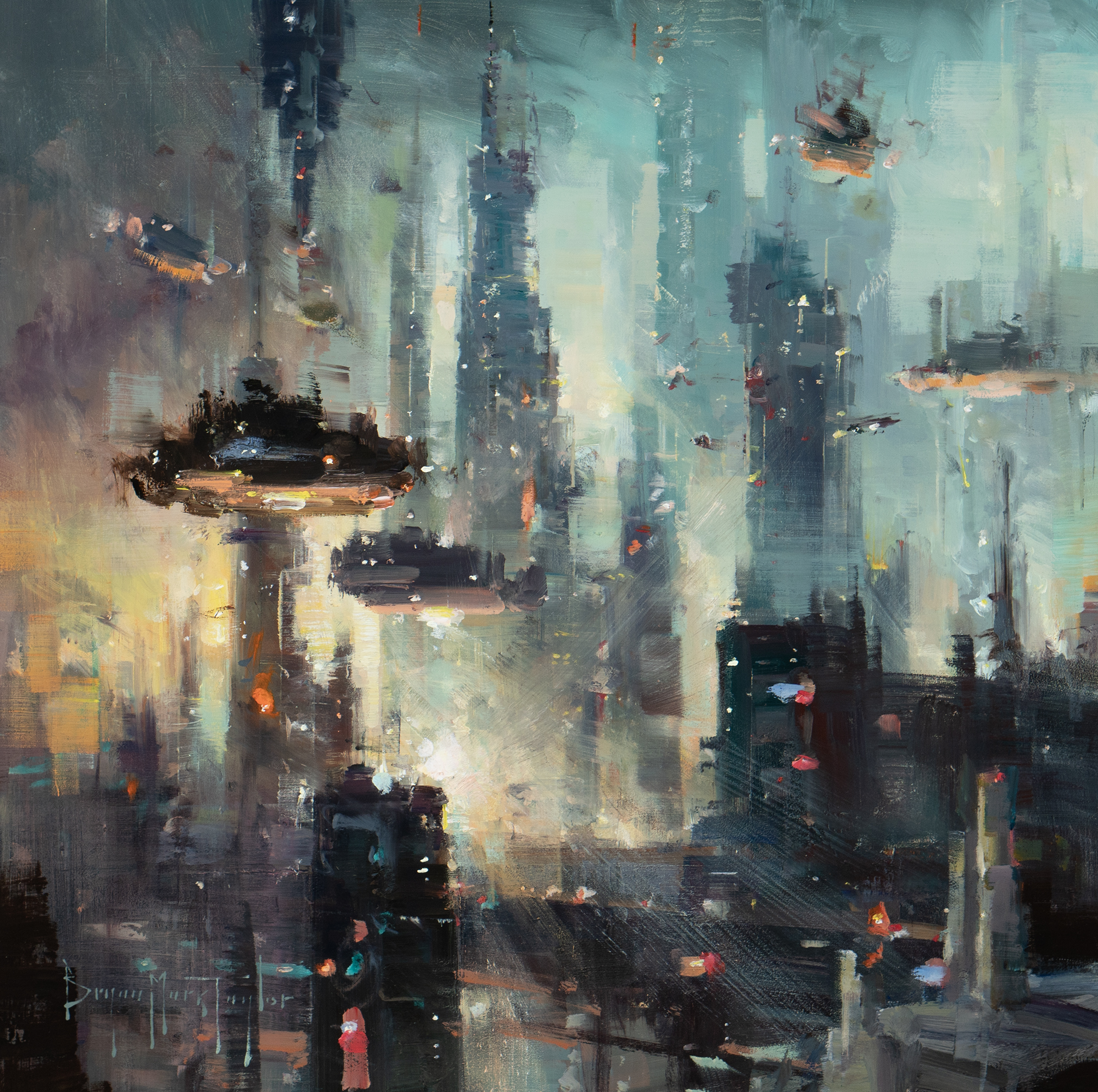 Artwork - Night Watch 2 - Bryan Mark Taylor - IX Gallery
