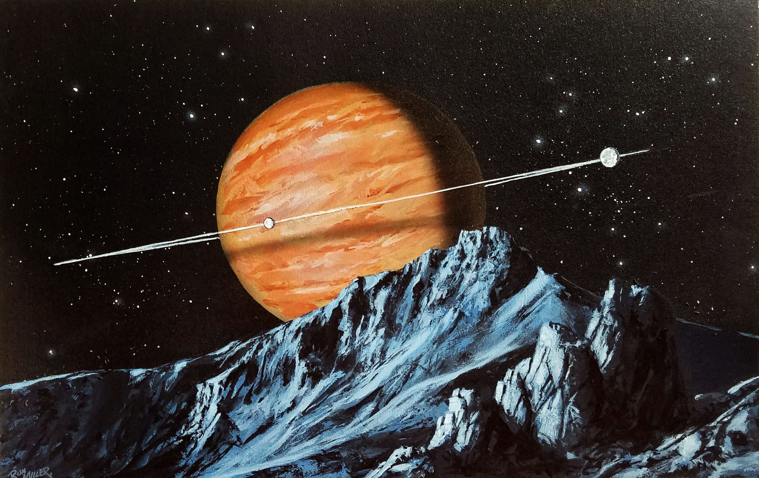 Artwork - A Saturn-like Exoplanet - Ron Miller - IX Gallery