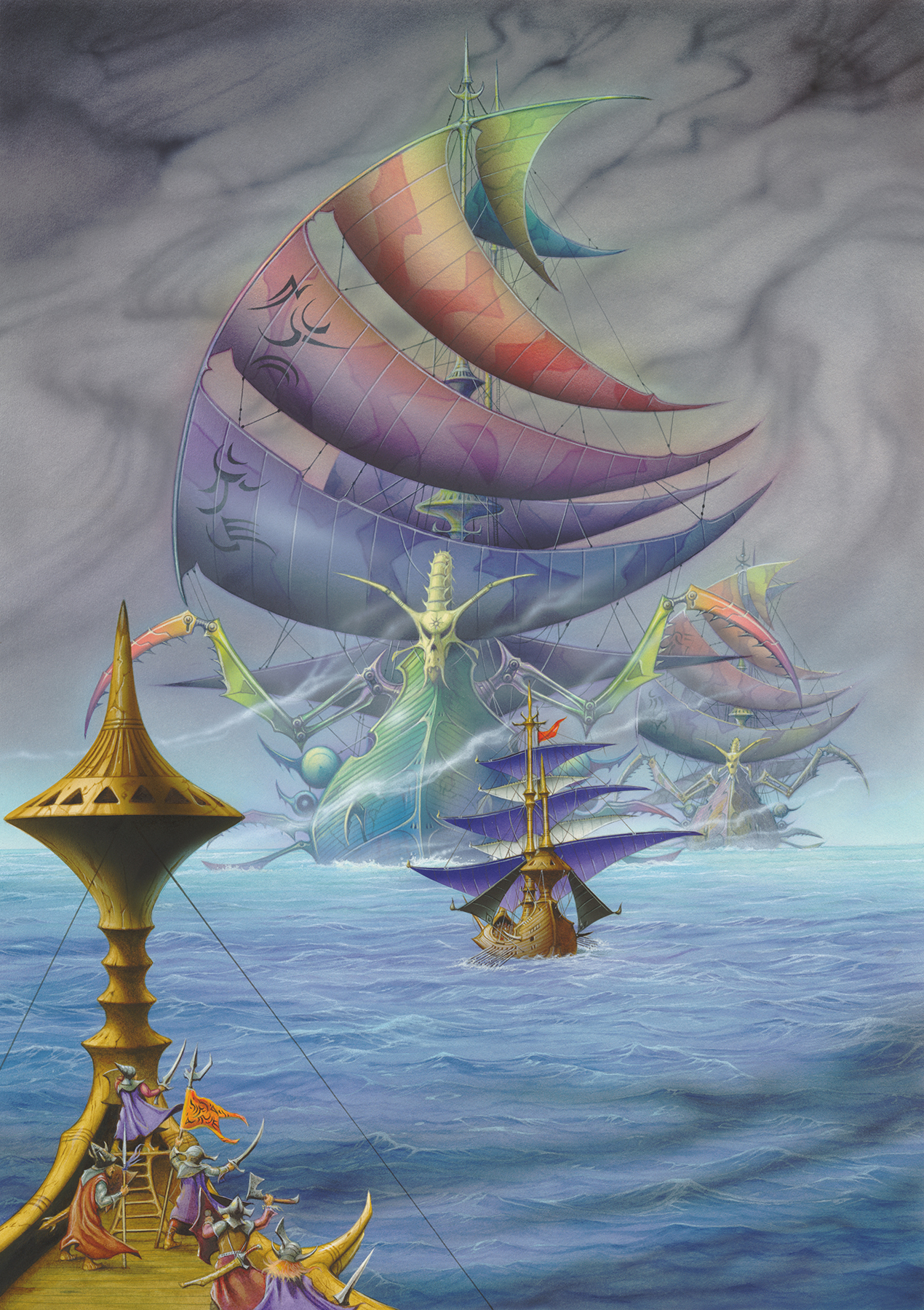 Artwork - Ships of Death - Rodney Matthews - IX Gallery