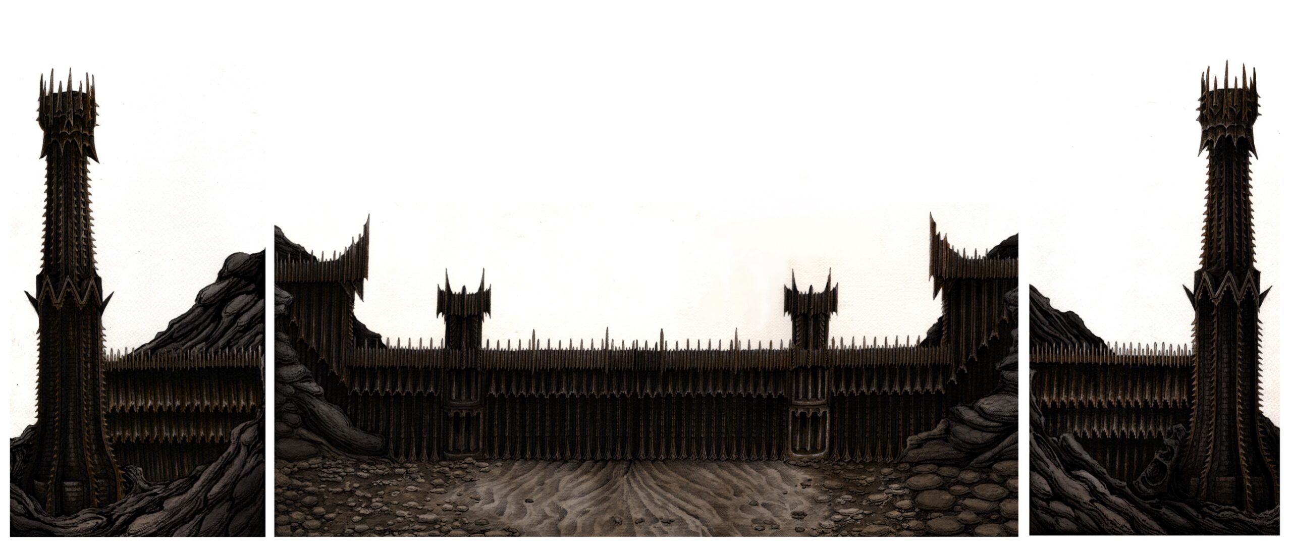 Artwork - The Black Gate of Mordor - Elliott Wells - IX Gallery